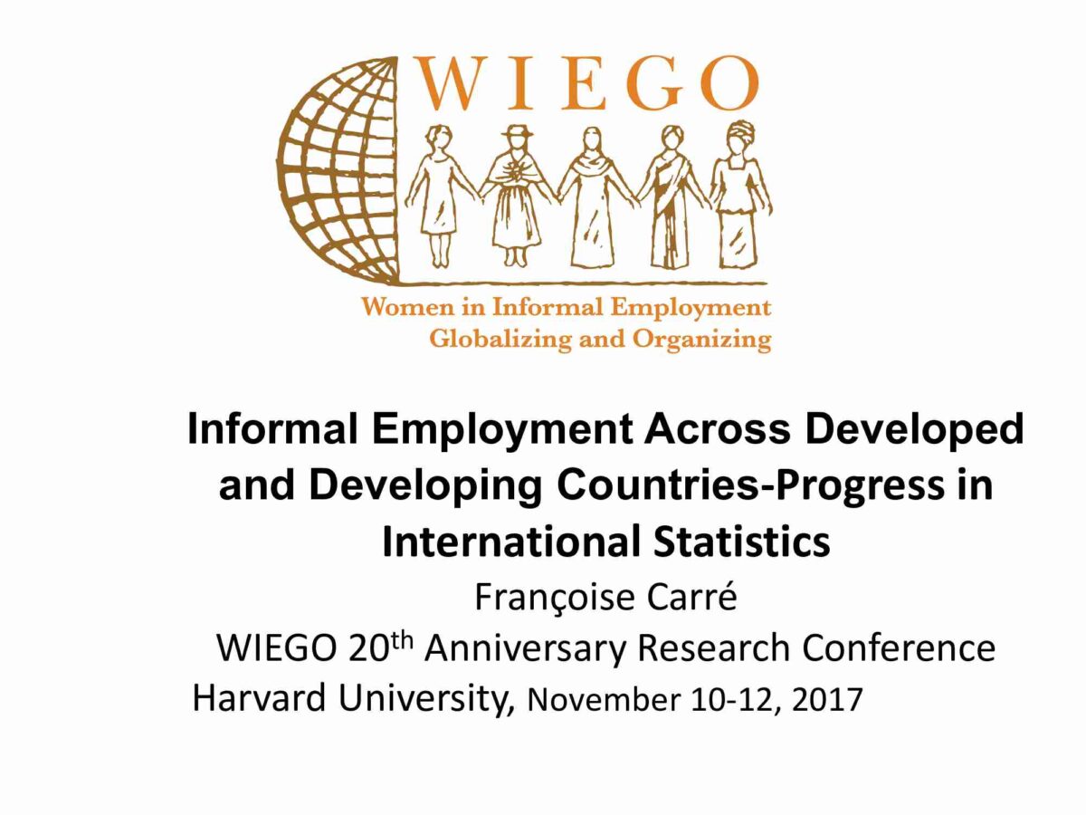 Informal Employment Across Developed and Developing Countries-Progress ...