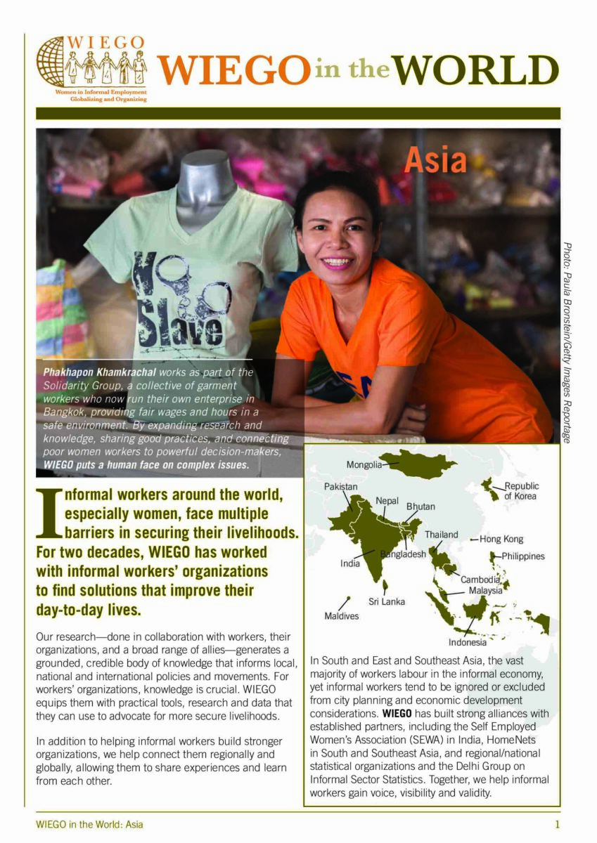 WIEGO in the World: Asia - WIEGO