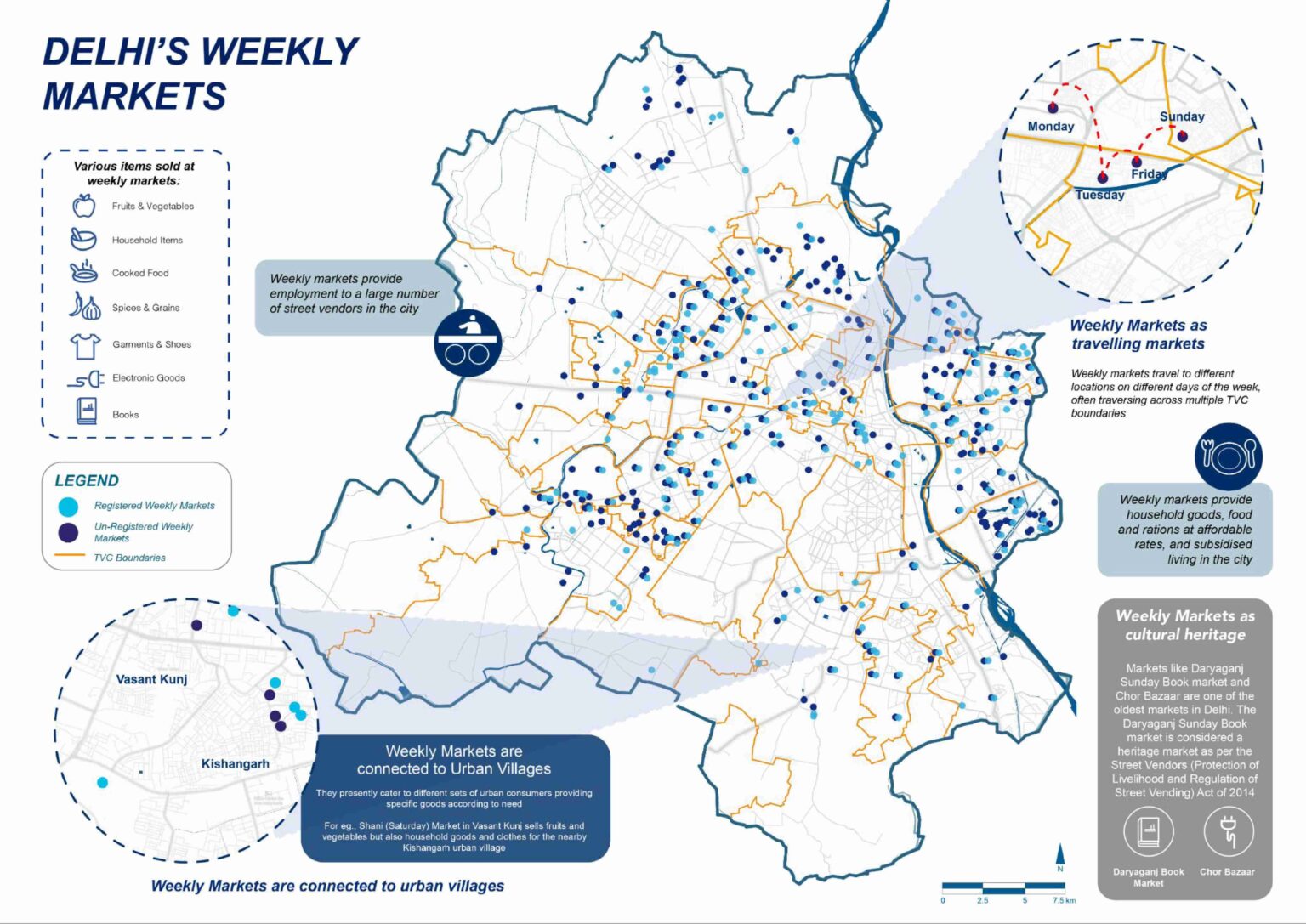 Weekly Markets in Delhi: A market that comes to you (Map) - WIEGO