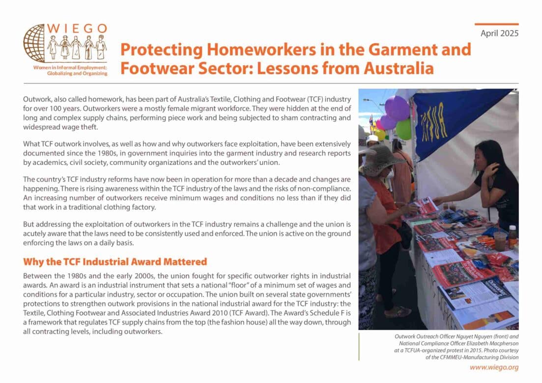 Understanding the Informal Economy - WIEGO